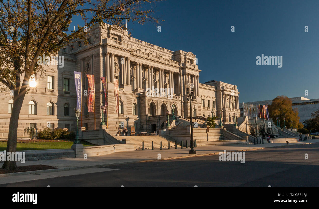Washington library columns hi-res stock photography and images - Alamy