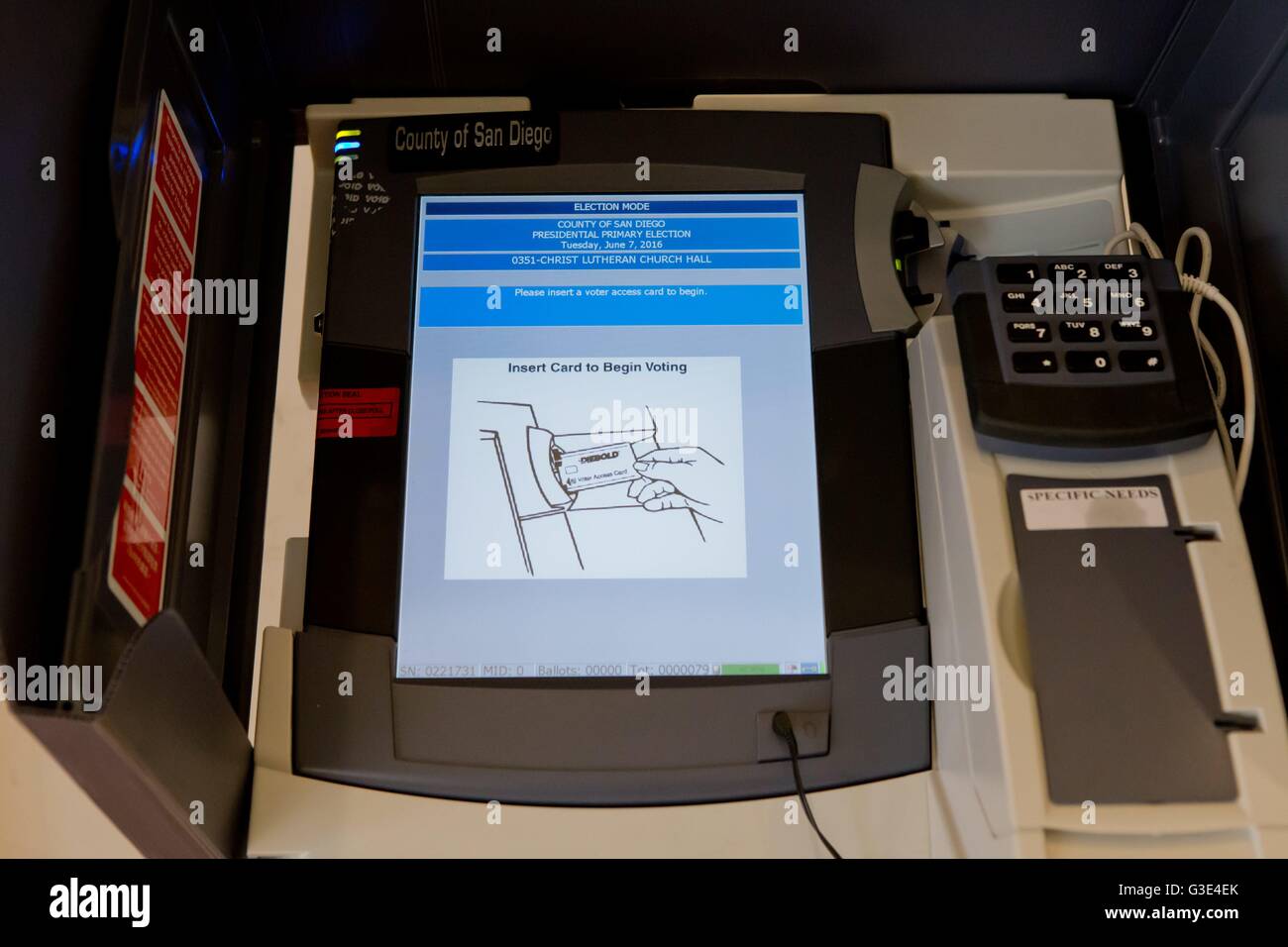 Diebold voting hi-res stock photography and images - Alamy
