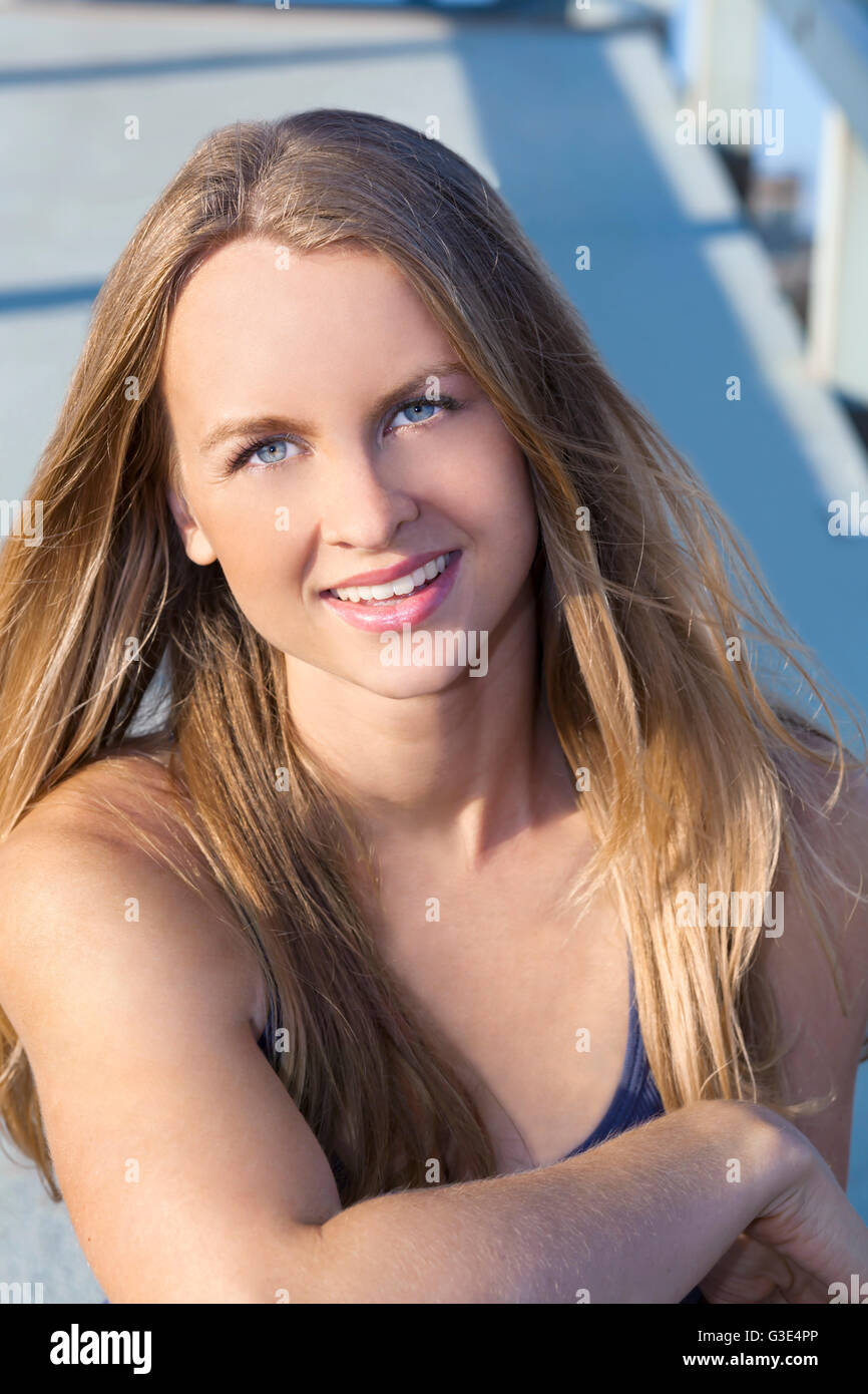 Beautiful Women Los Angeles Travel High Resolution Stock Photography ...
