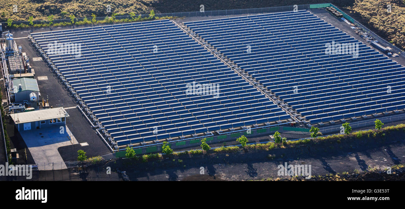 Solar one electric power aerial hi-res stock photography and images - Alamy
