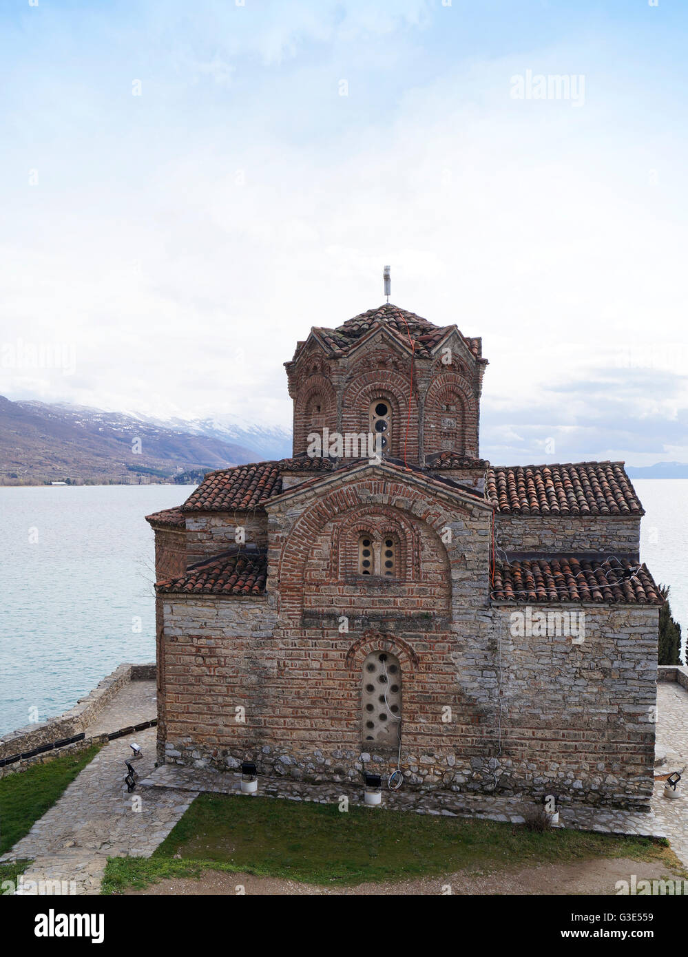 St. John at Kaneo church in Ohrid, Macedonia Stock Photo - Alamy