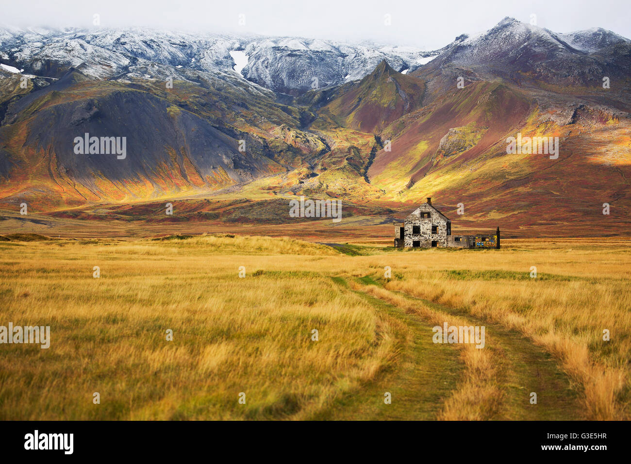 Abandoned house in rural Iceland, Snaefellsness Peninsula; Iceland ...