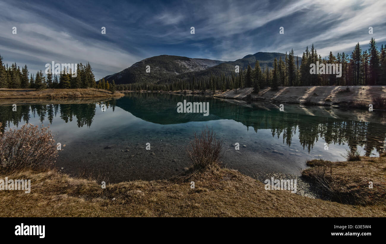 Forget-me-not pond, Little Elbow Provincial Recreation area; Kananaskis ...