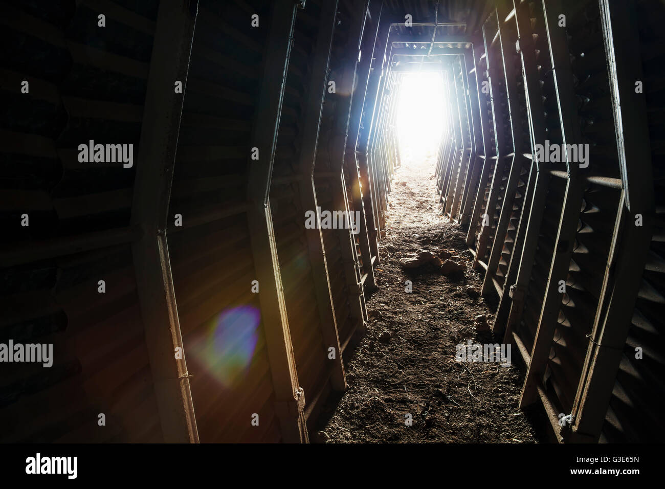 Old Syrian army bunker; Golan Heights, Israel Stock Photo - Alamy