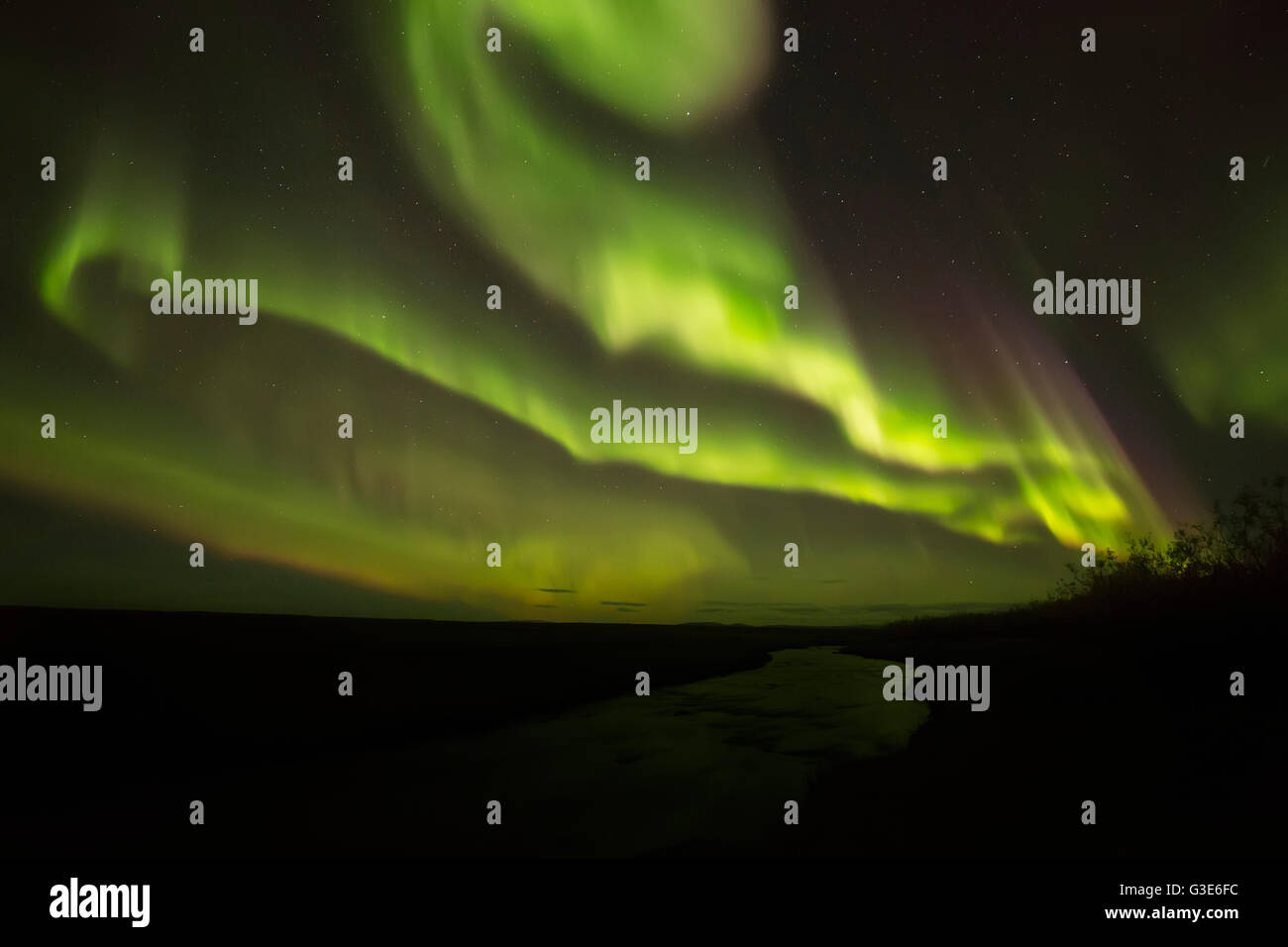 Northern Lights, or Aurora Borealis; Iceland Stock Photo - Alamy