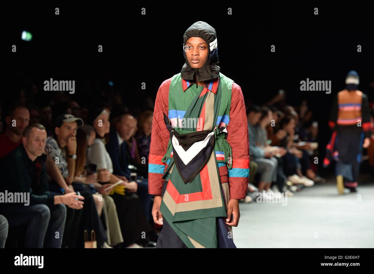 Models on the catwalk during the Craig Green London Collections Men ...