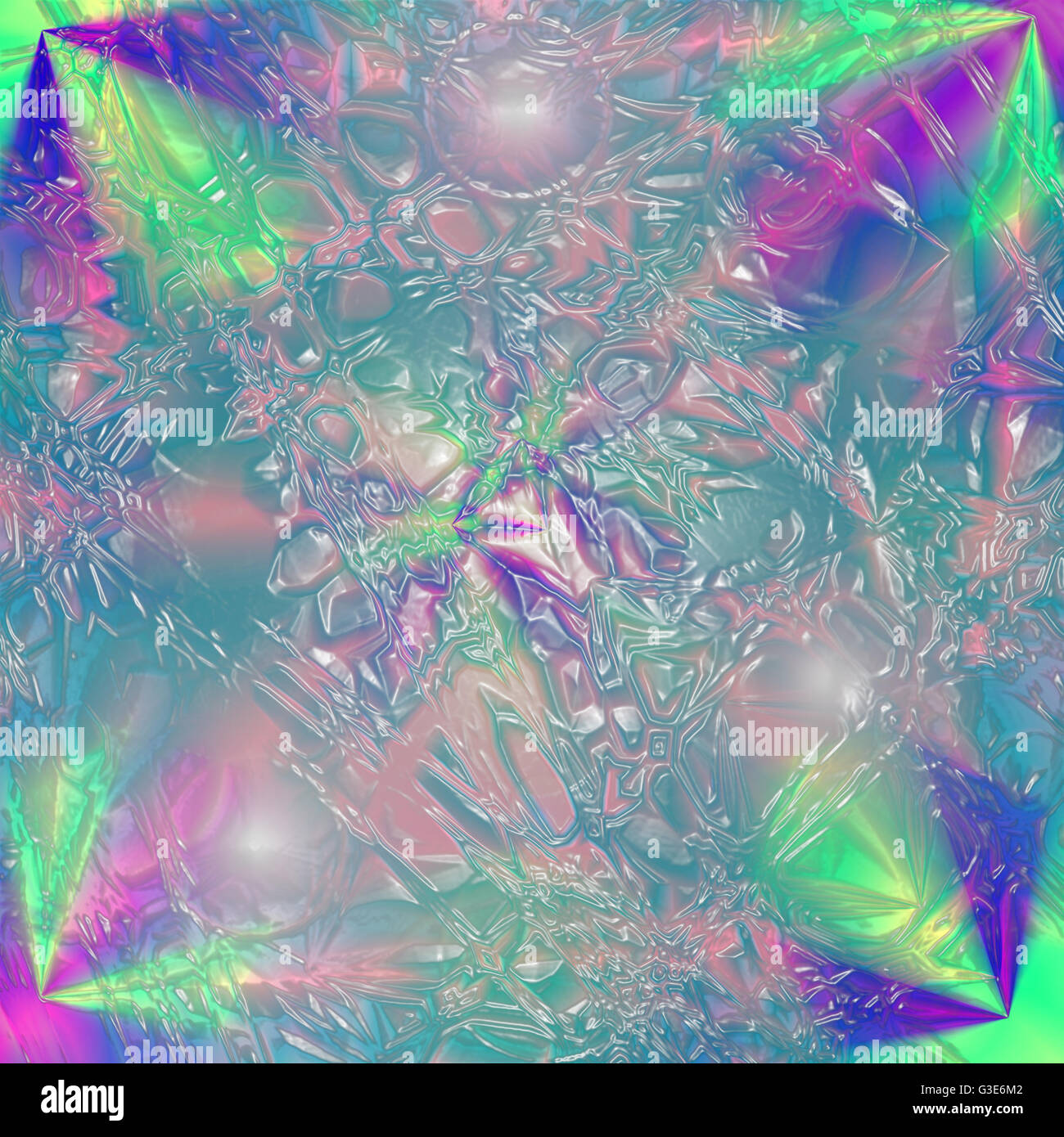 Abstract coloring background of the neon cyan gradient with plastic ...