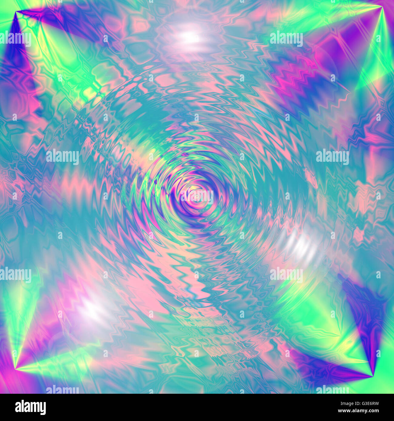Abstract coloring background of the neon cyan gradient with zigzag and ...