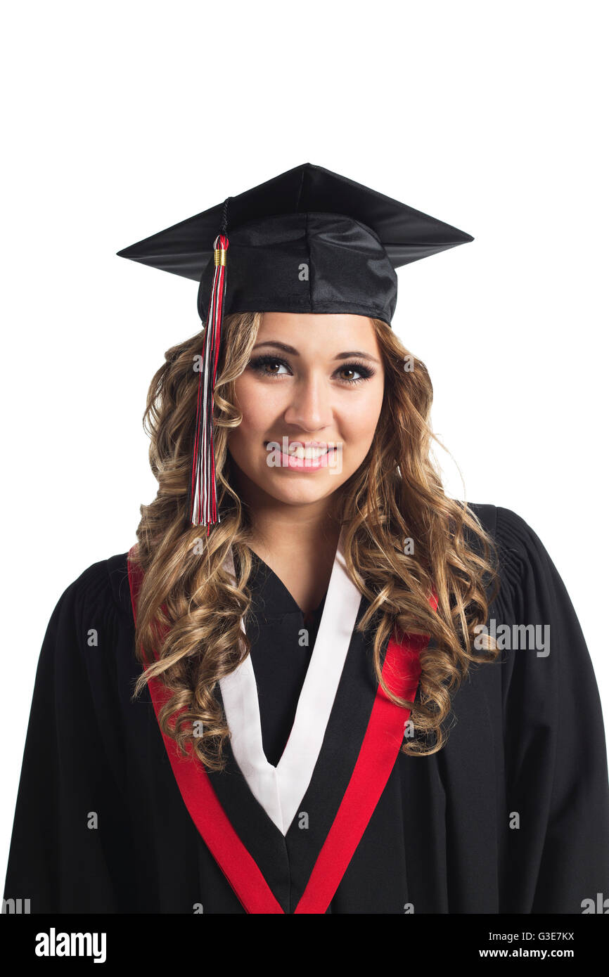 Young graduating woman; Edmonton, Alberta, Canada Stock Photo - Alamy