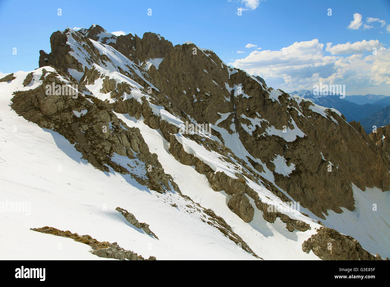 Austria, Tyrol, Alps, Innsbruck, Hafelekar, mountain scenery Stock ...