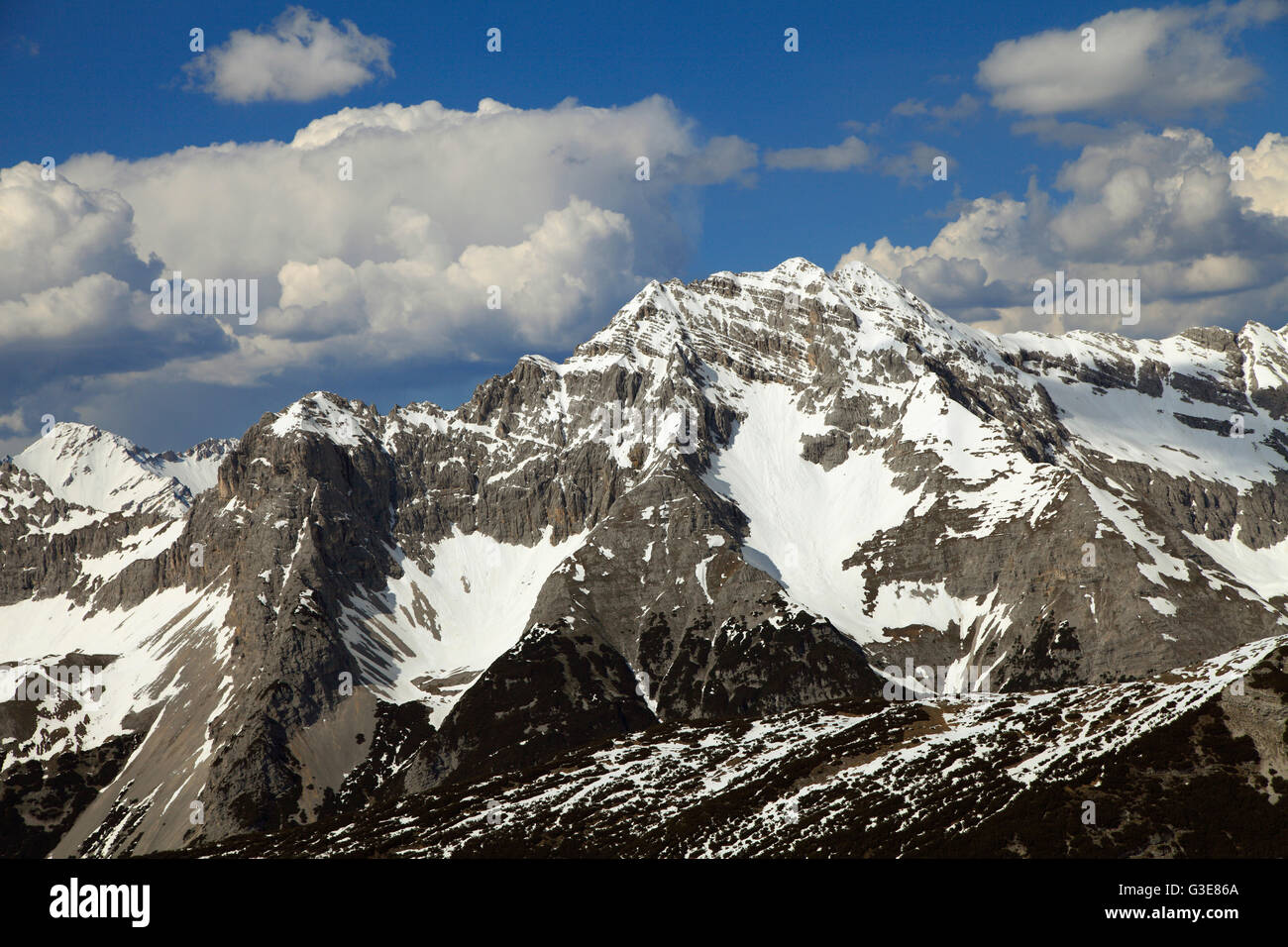 Austria, Tyrol, Alps, Innsbruck, Karwendelgebirge, mountain scenery ...