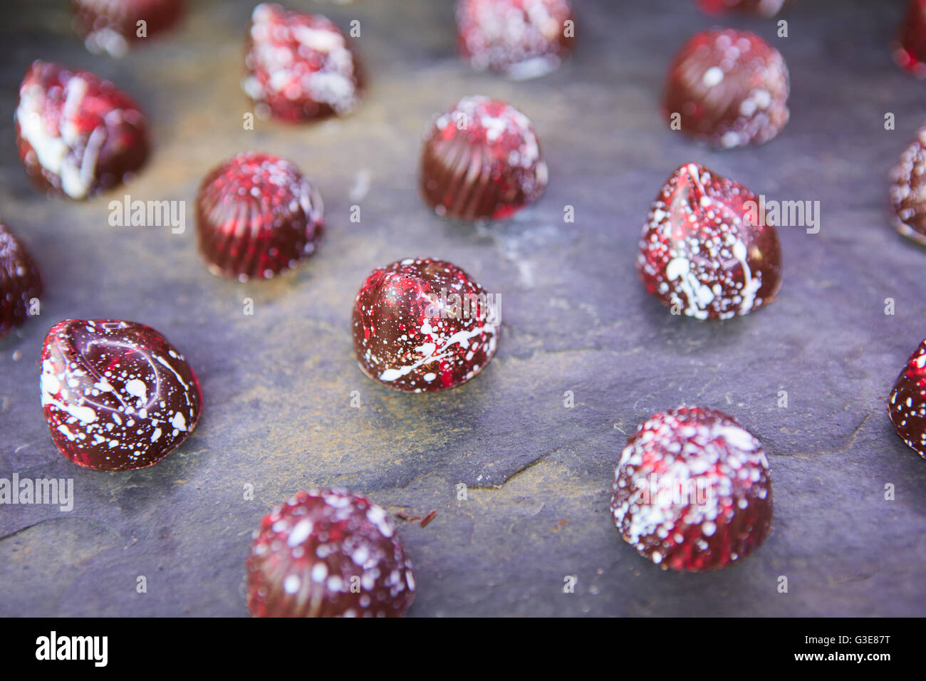 Small chocolate candy Stock Photo - Alamy