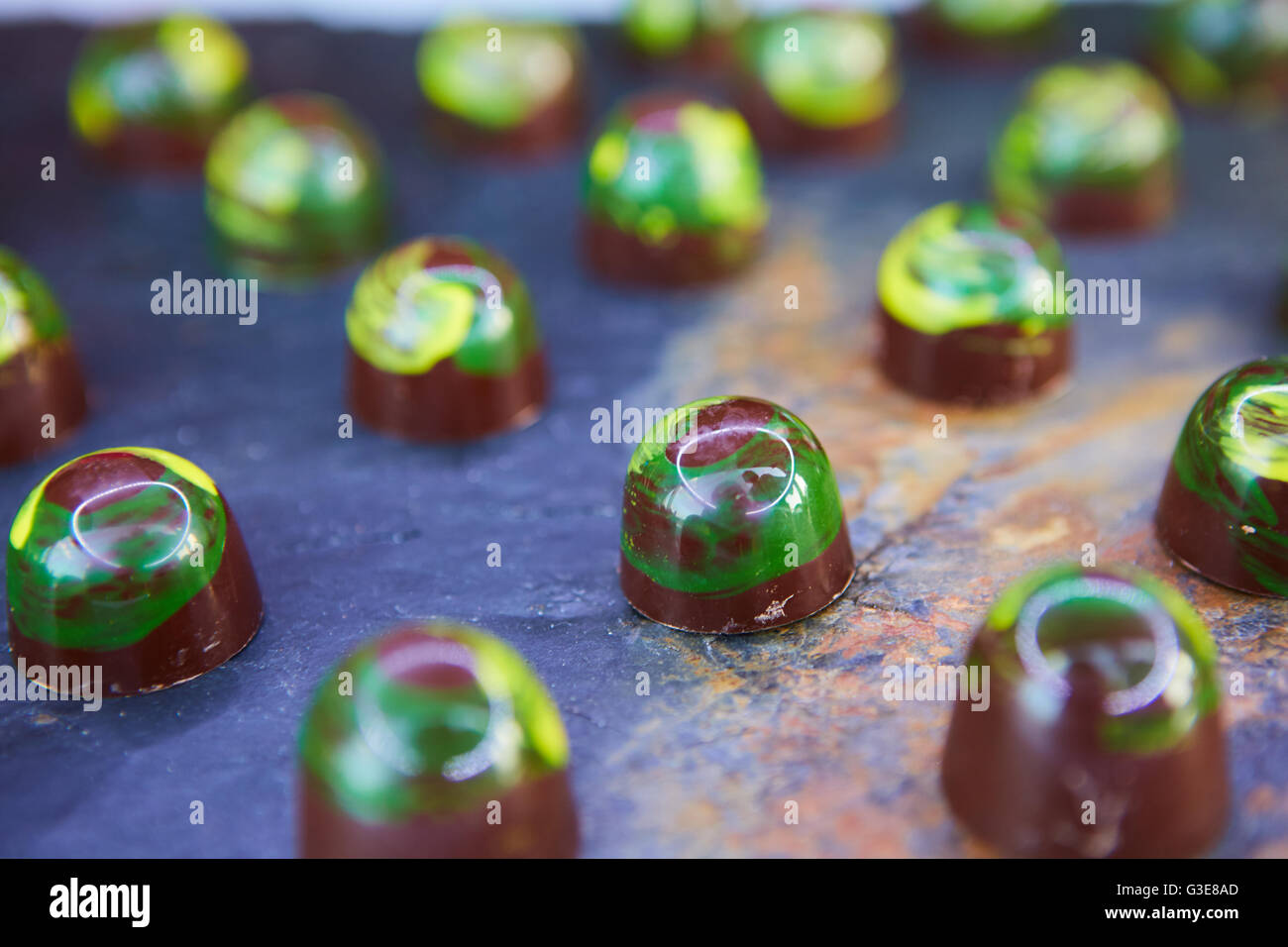 Small chocolate candy Stock Photo - Alamy