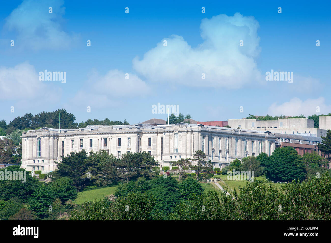 The National Library of Wales in Aberystwyth Ceredigion UK Stock Photo ...