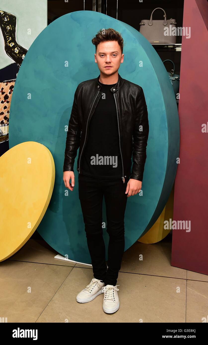 Conor Maynard attends a private party hosted by Burberry Chief ...