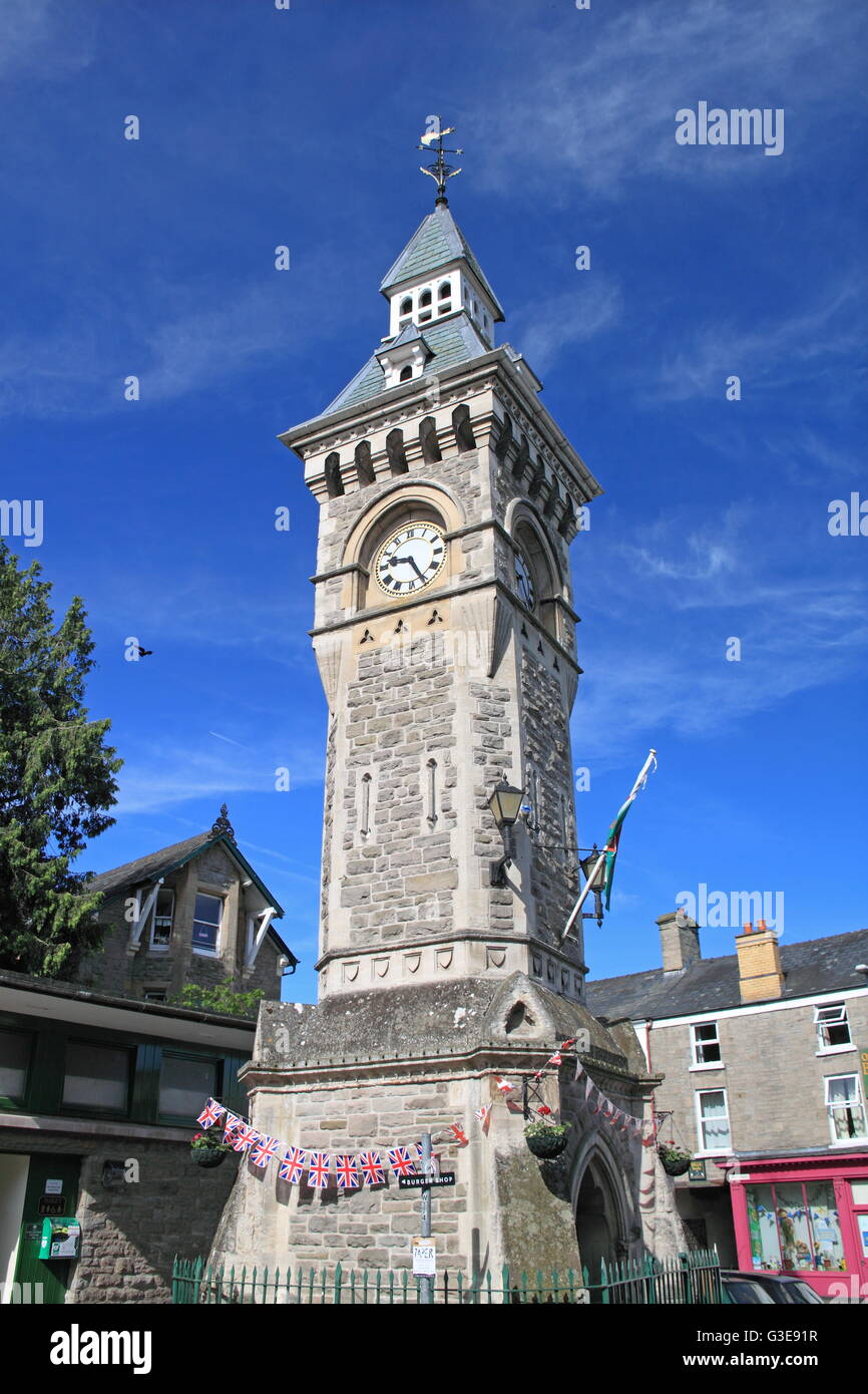 Hay on wye clock tower belmont road hi-res stock photography and images ...