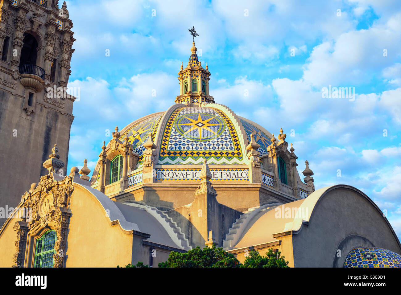 The California Dome. Balboa Park, San Diego, California, USA Stock ...