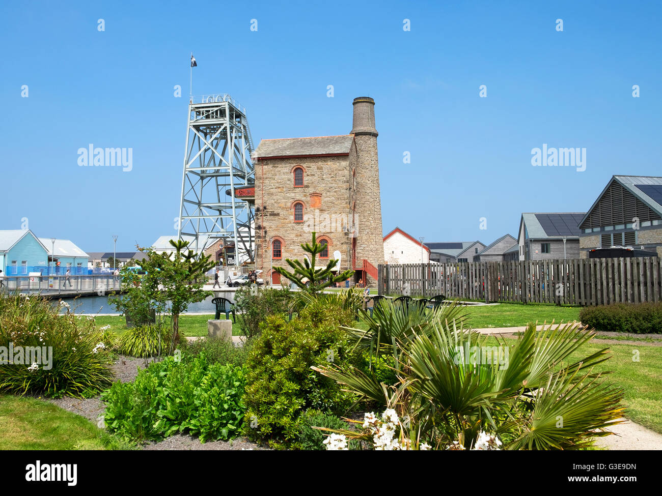 A refurbished tin mine engine house at the Heartlands World Heritage ...