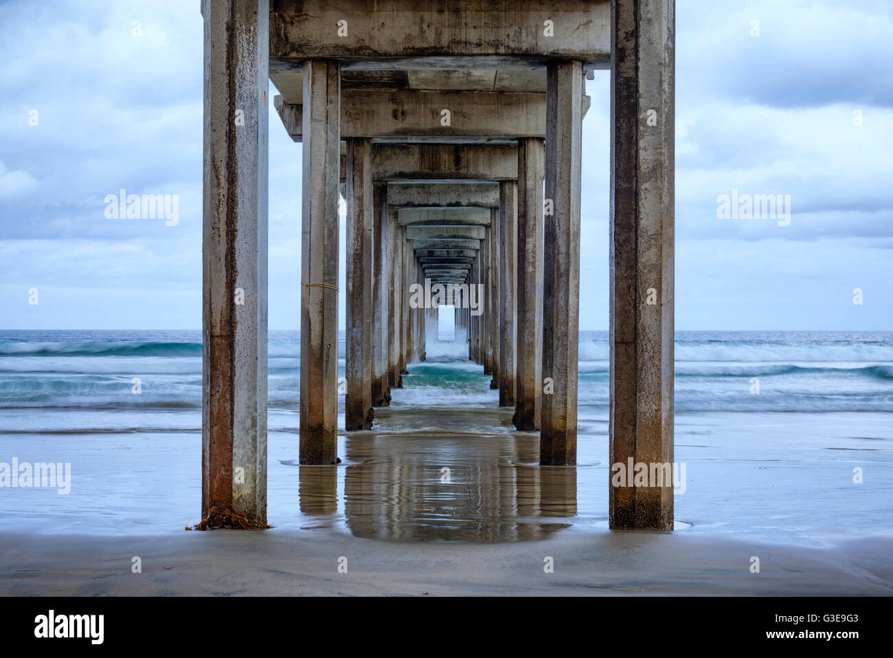 Ellen Browning Scripps Memorial Pier. La Jolla, California, USA Stock ...