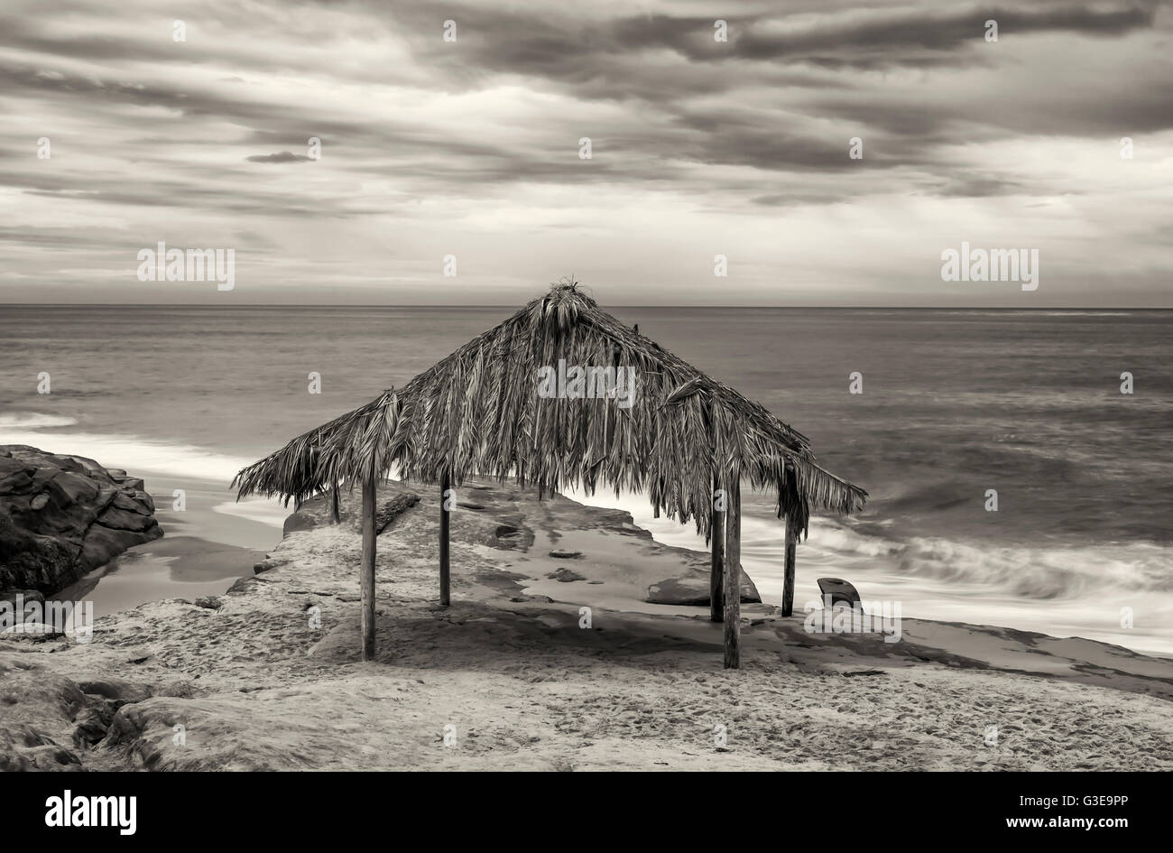 Surf Shack, ocean. View from Windansea Beach. La Jolla, California, USA ...