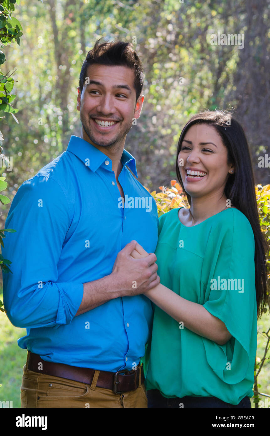 Hispanic young couple hi-res stock photography and images - Alamy