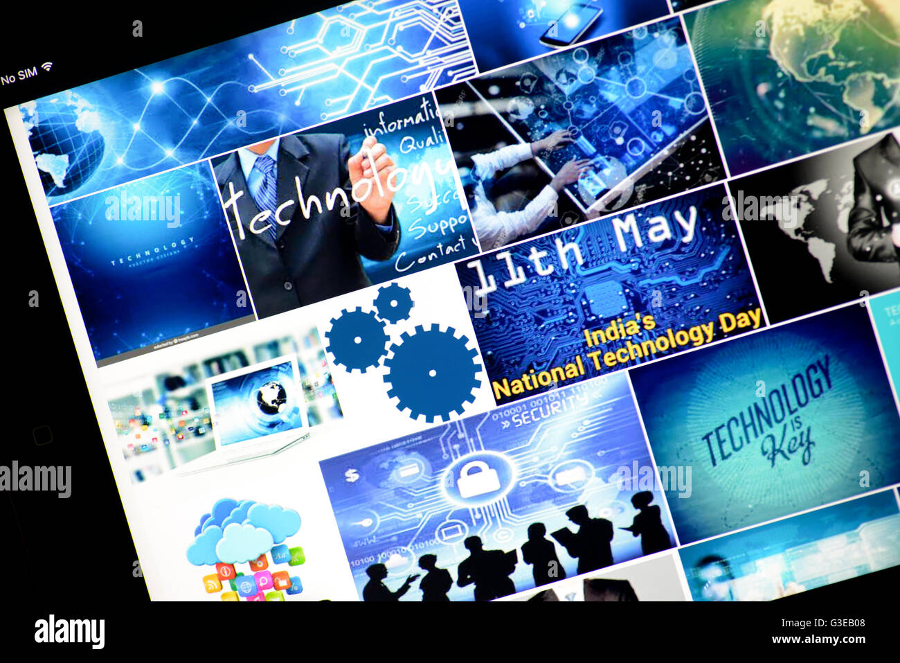 Popular Social media -Computer Technology Stock Photo - Alamy