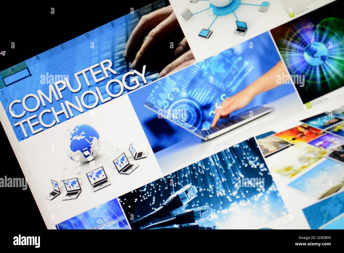 Popular Social media - Computer Technology Stock Photo - Alamy