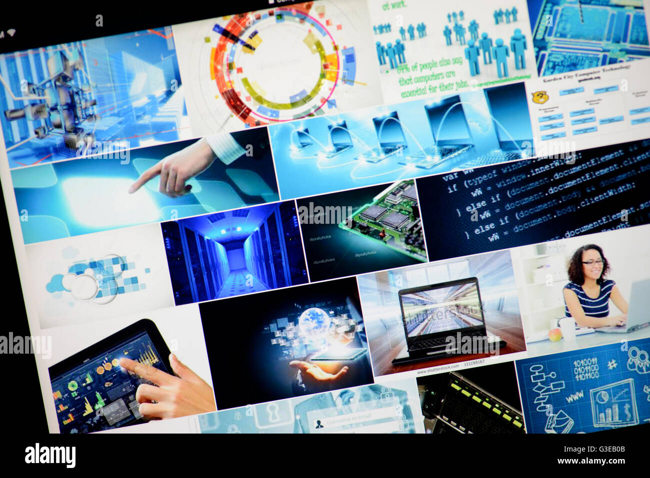 Technology and Communication Stock Photo - Alamy