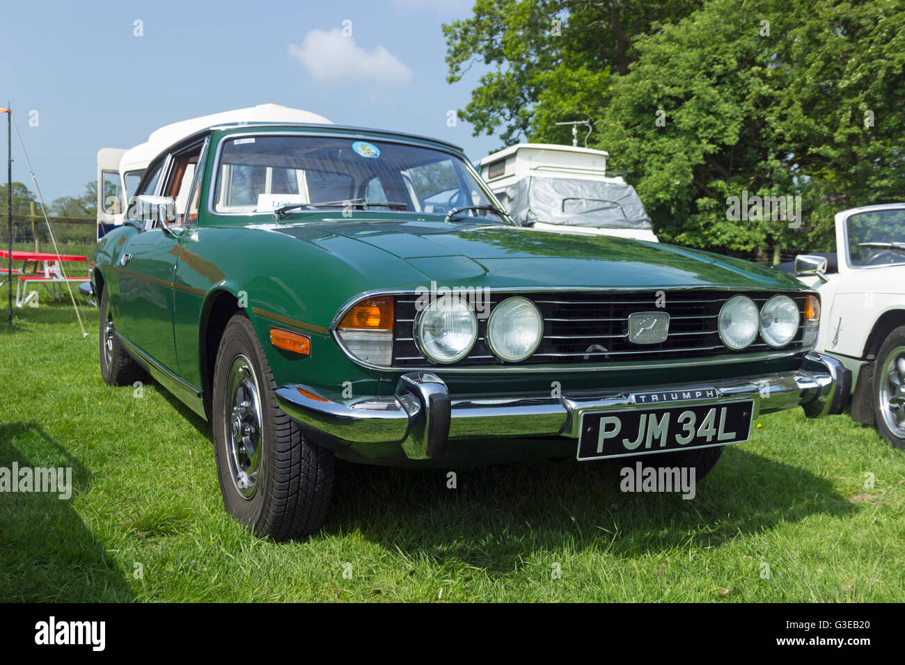 Green triumph stag hi-res stock photography and images - Alamy