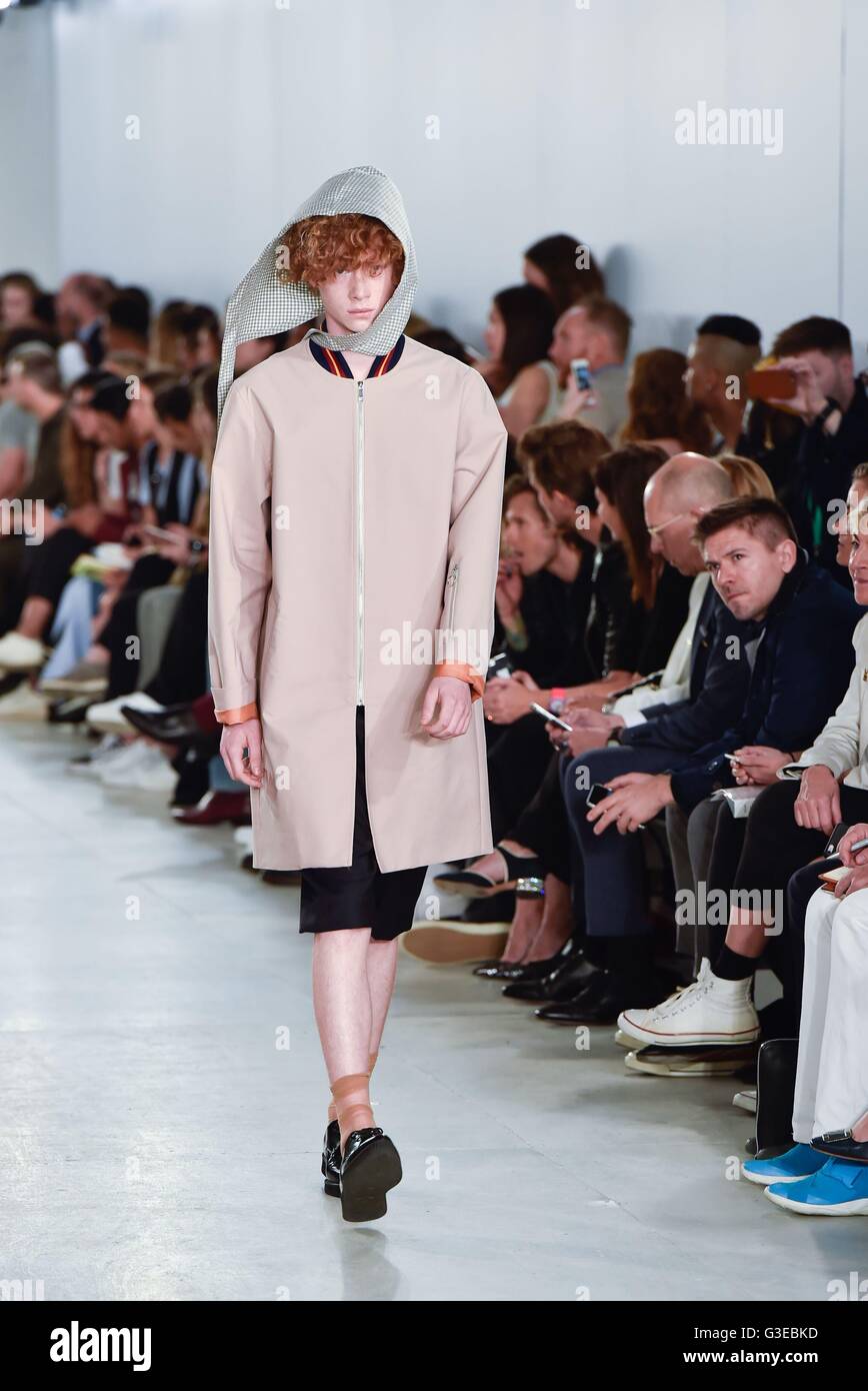 Models on the catwalk during the Agi & Sam London Collections Men SS17 ...