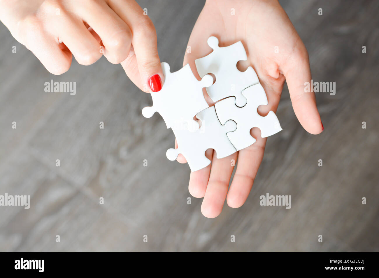 Fitting puzzle High Resolution Stock Photography and Images - Alamy