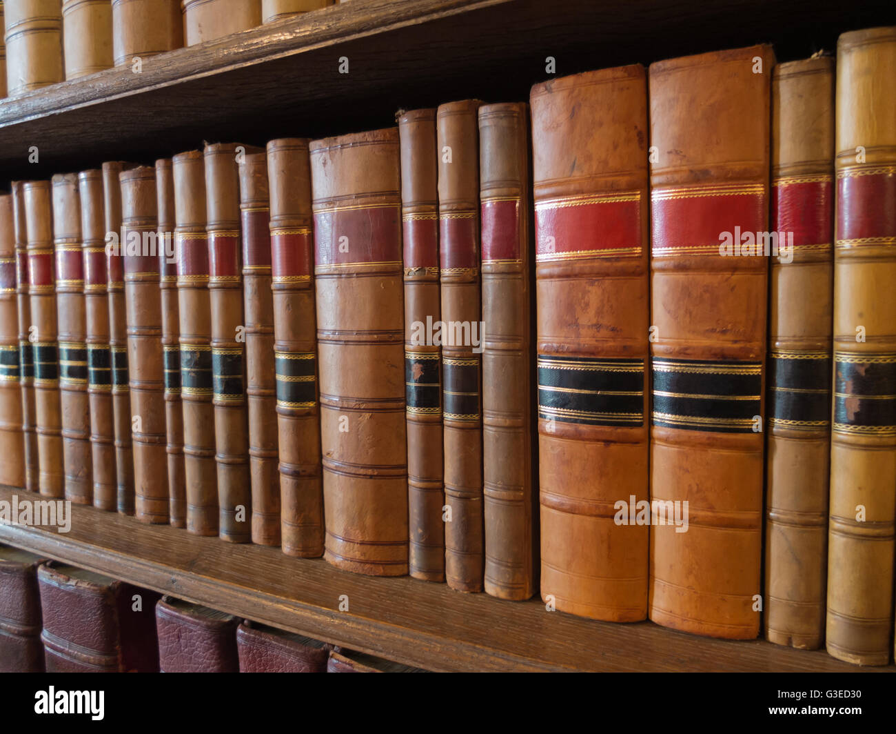 old books in library Stock Photo - Alamy