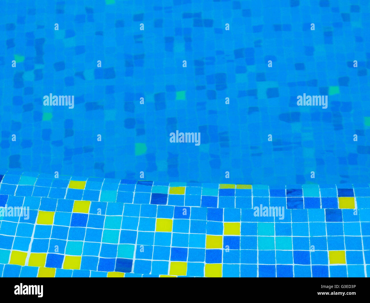 colourful ceramic pool tiles Stock Photo - Alamy