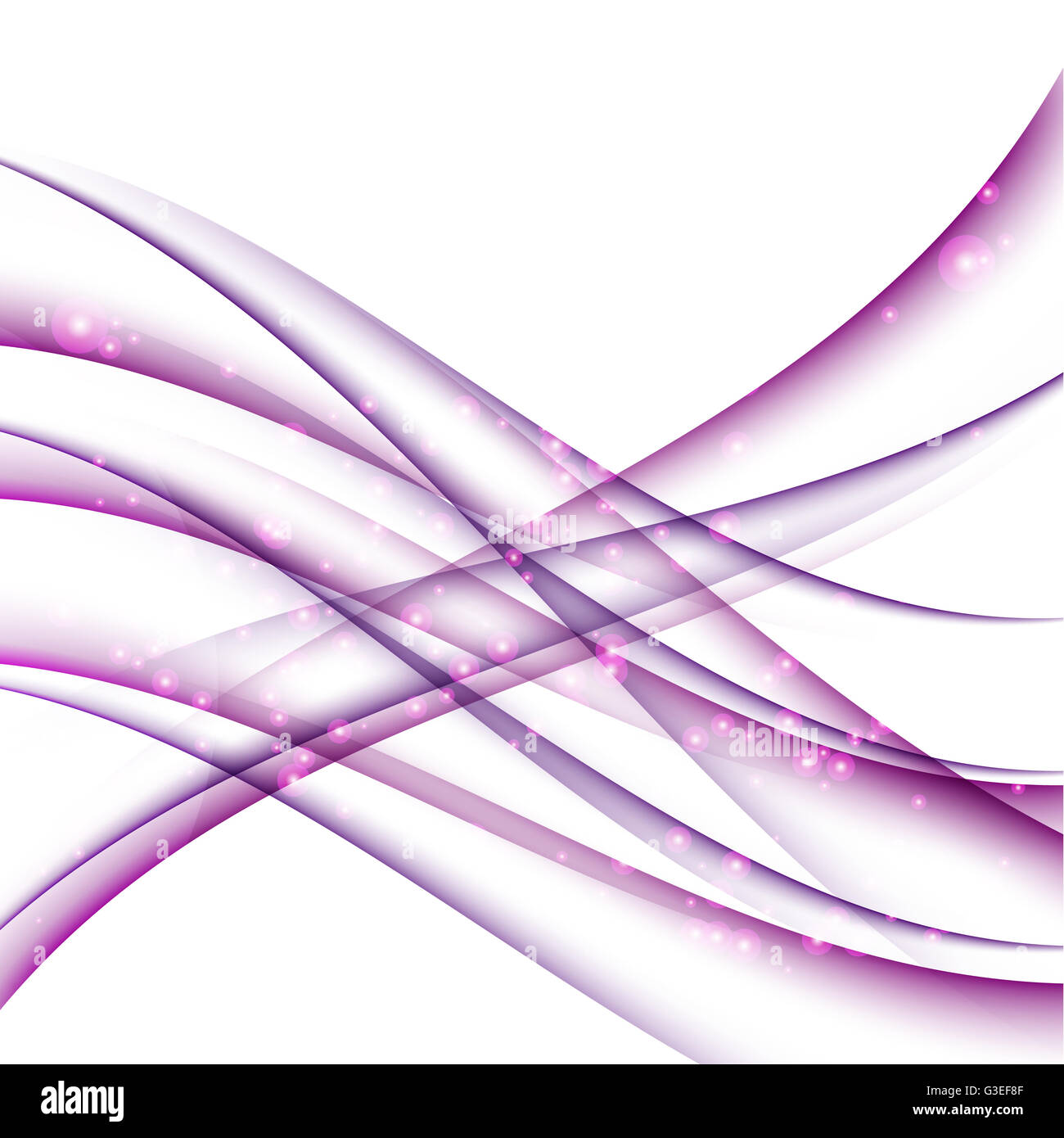 Abstract purple lines with light effects. Vector illustration Stock ...