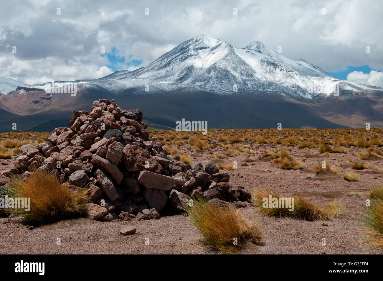 Chile, Volcán Miñiques Stock Photo - Alamy