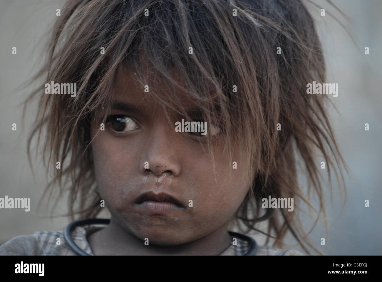 Street Child Kashmir India Stock Photo - Alamy