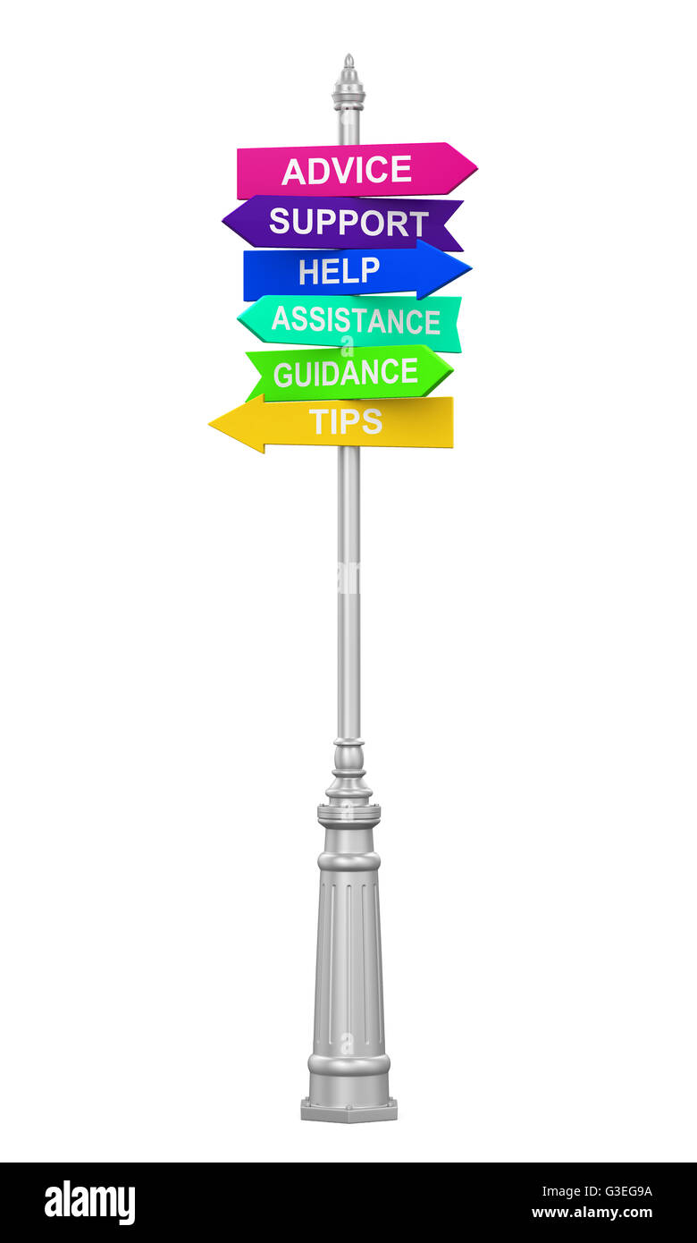 Sign Directions Support Help Tips Advice Guidance Assistance Stock ... Sign Directions Support Help Tips Advice Guidance Assistance Stock ...