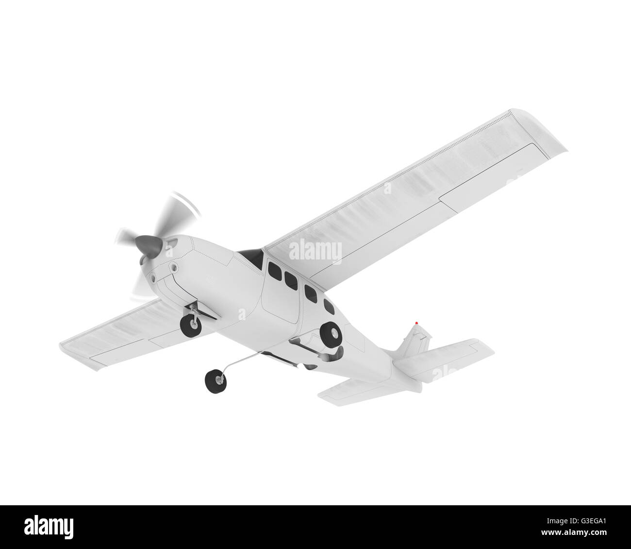Light Aircraft Isolated Stock Photo - Alamy