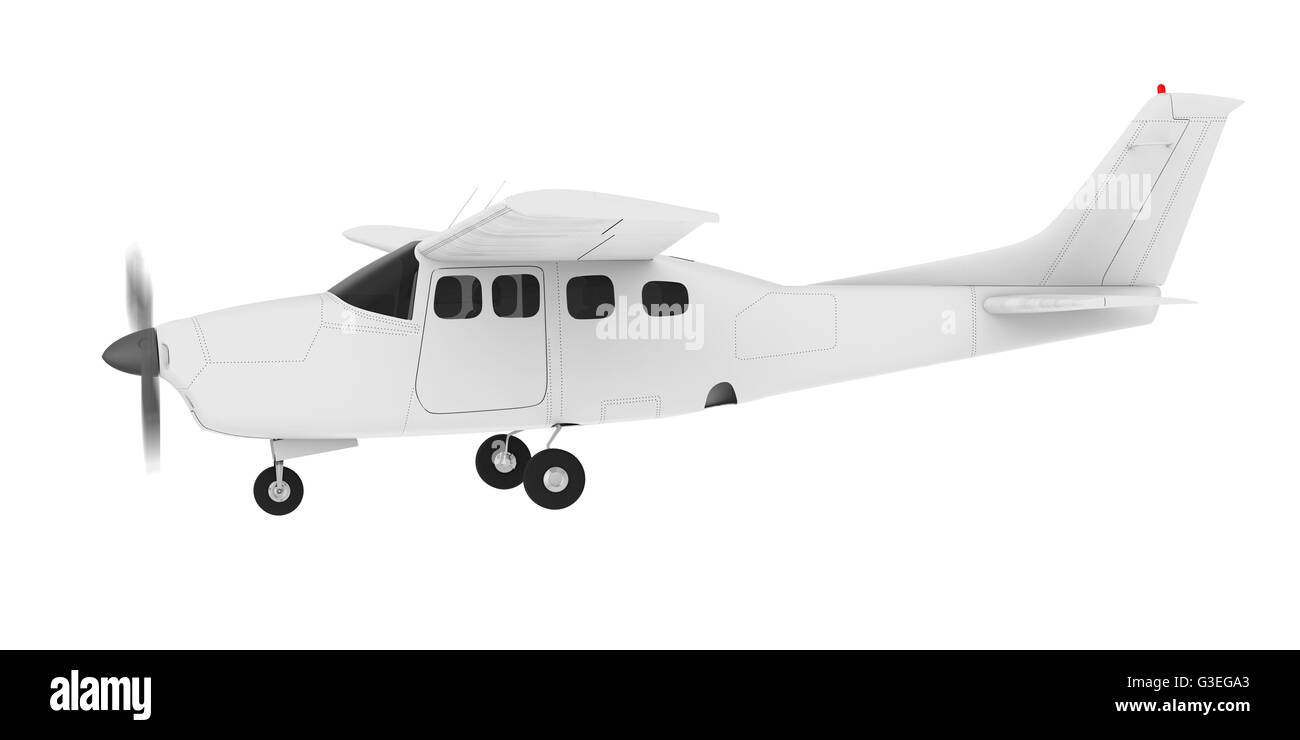 Light Aircraft Isolated Stock Photo - Alamy