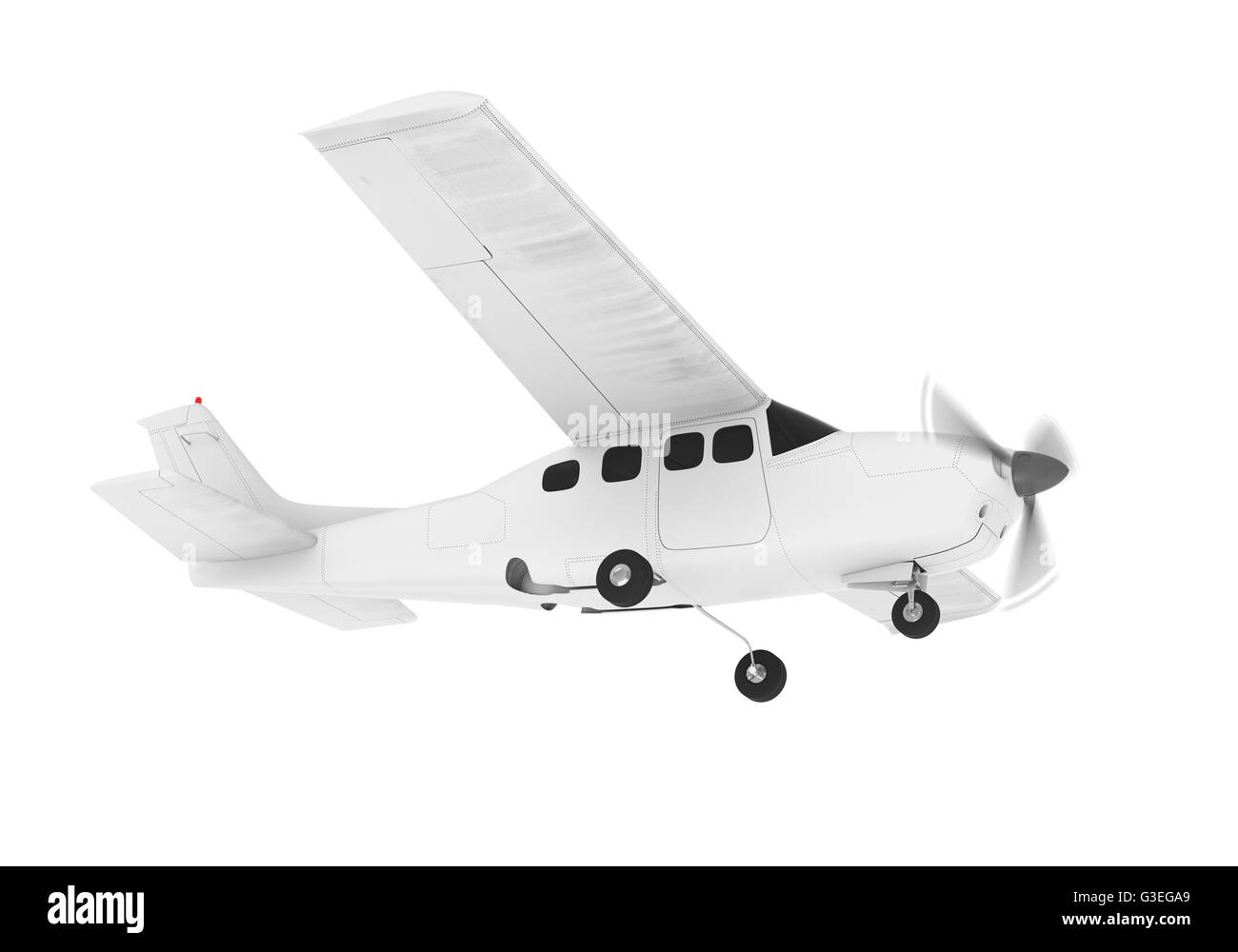 Light Aircraft Isolated Stock Photo - Alamy