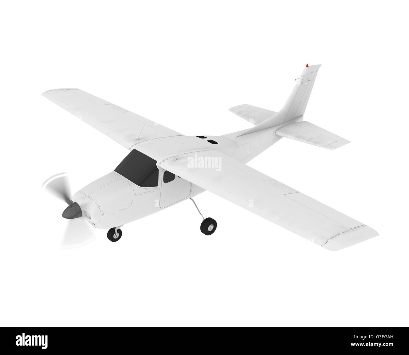 Light Aircraft Isolated Stock Photo - Alamy
