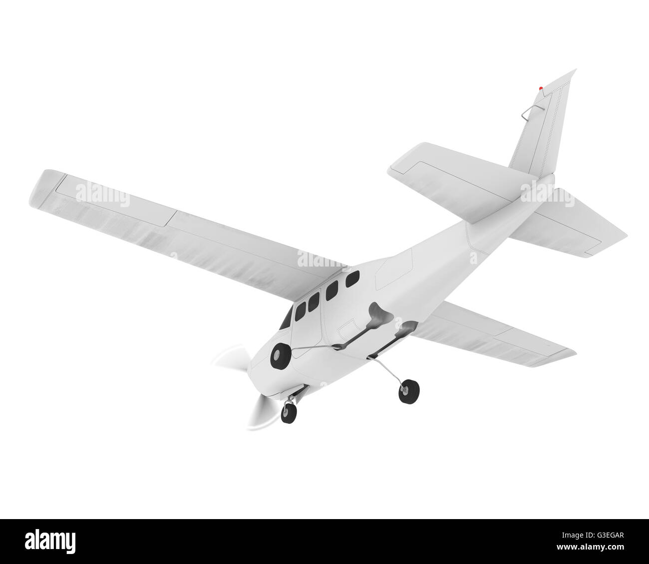 Light Aircraft Isolated Stock Photo - Alamy