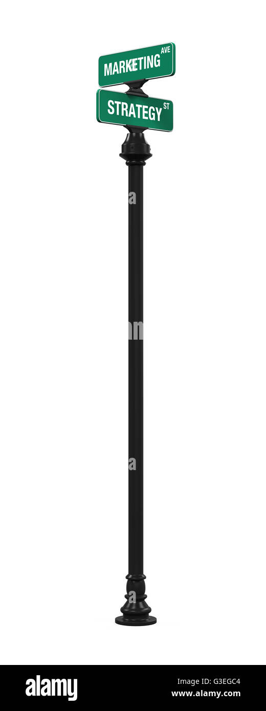 Arrow sign strategy symbol signpost Cut Out Stock Images & Pictures - Alamy