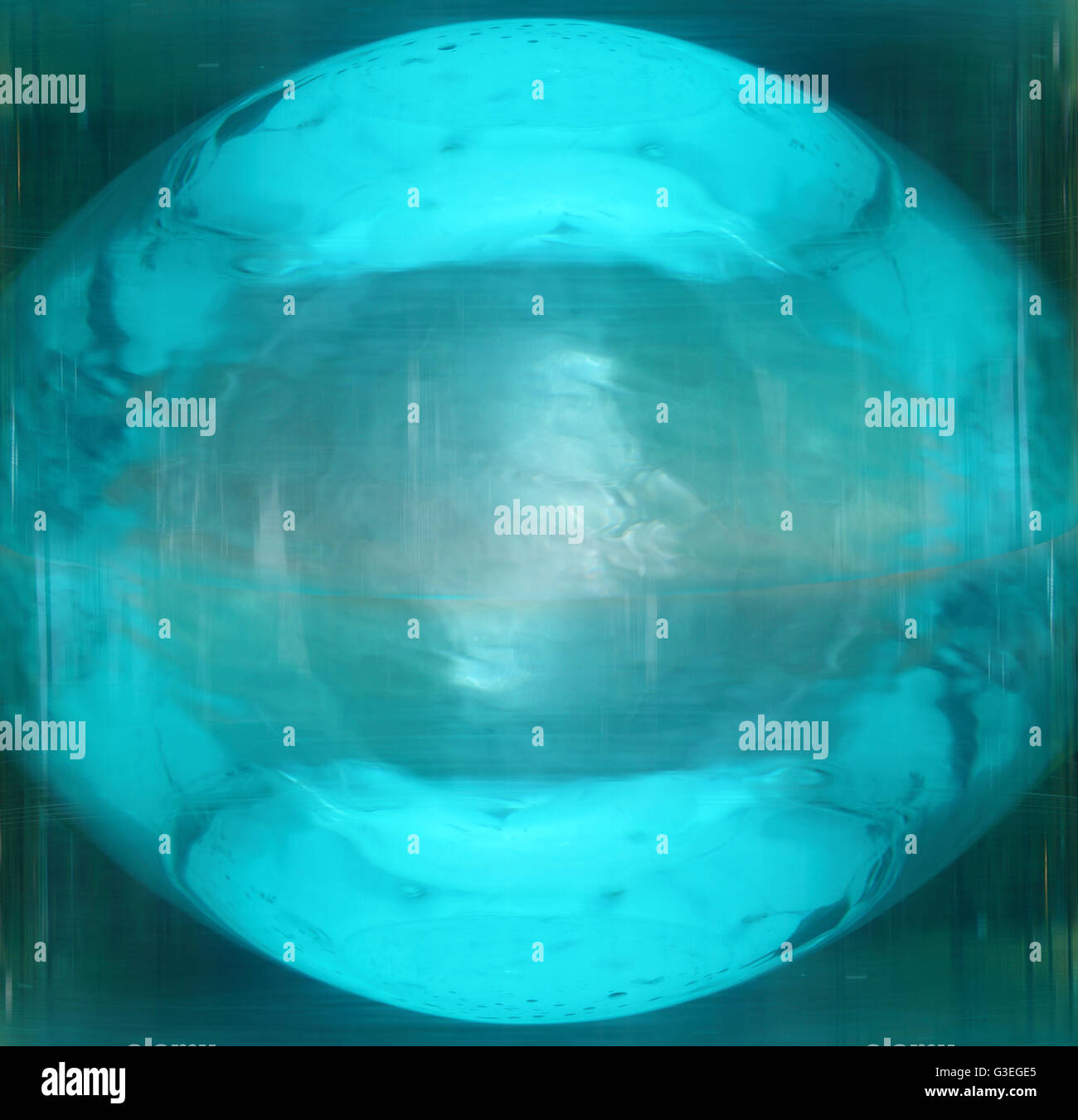 Fluid sphere blue ball Stock Photo - Alamy