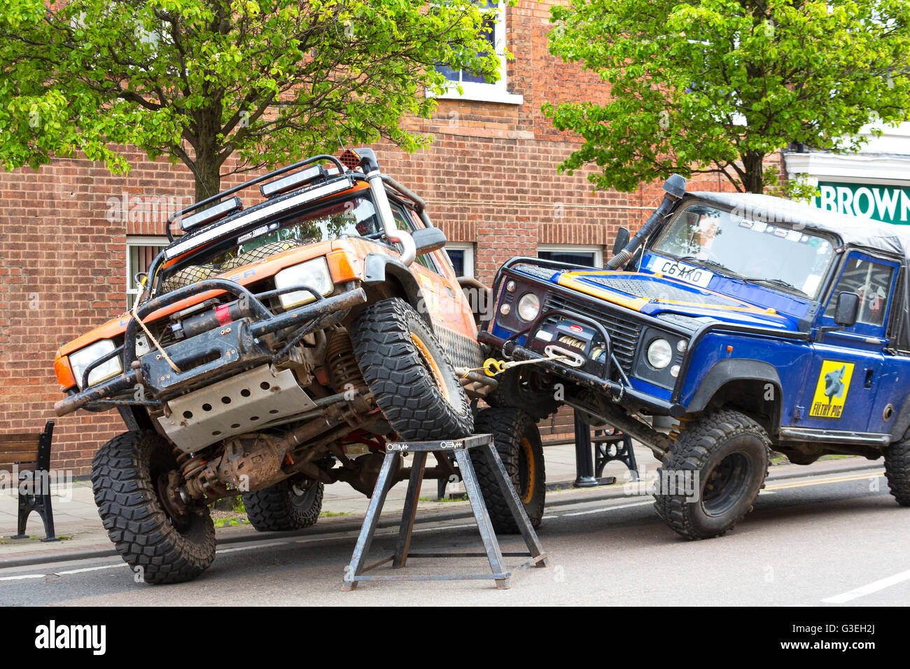 Two jeeps hi-res stock photography and images - Alamy