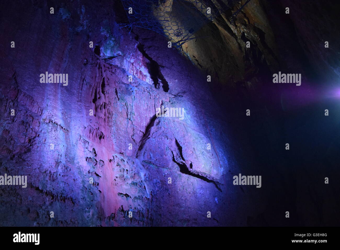 Another cave formation in Wookey Hole caves, Somerset, UK Stock Photo ...