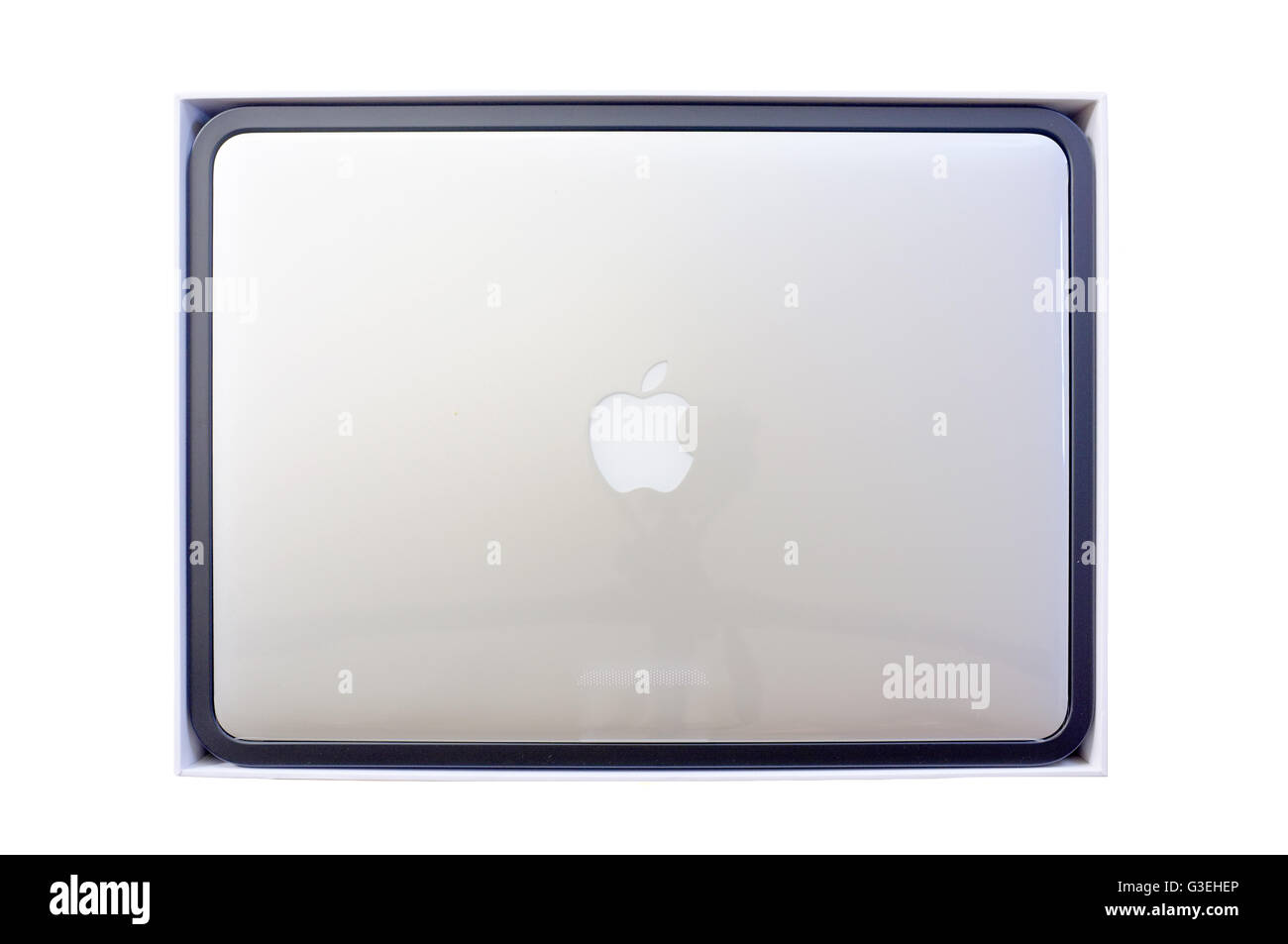 Apple macbook logo hi-res stock photography and images - Alamy