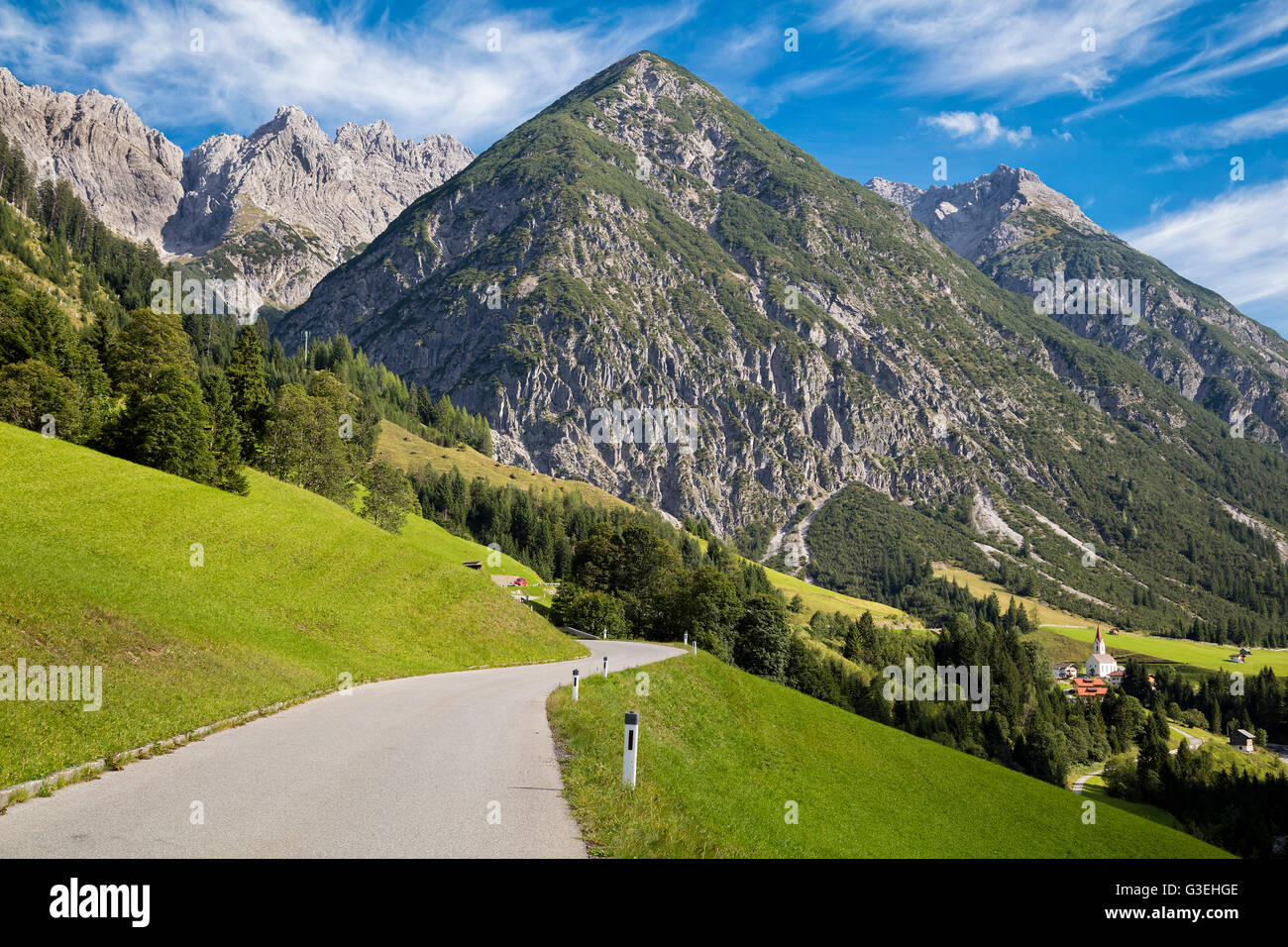 Austrian Alps in spring Stock Photo - Alamy