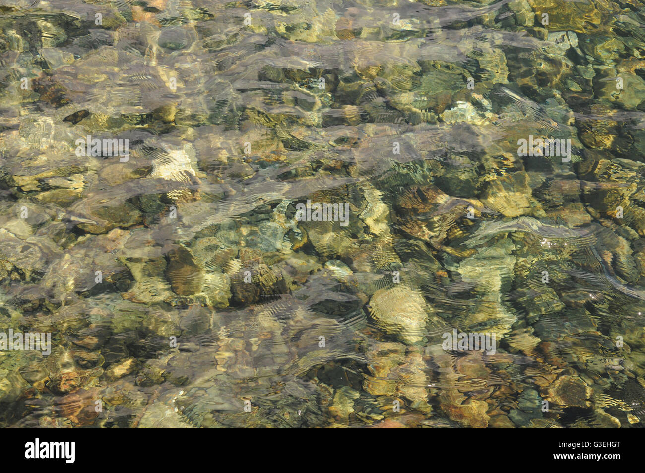 clear water running over stones Stock Photo - Alamy