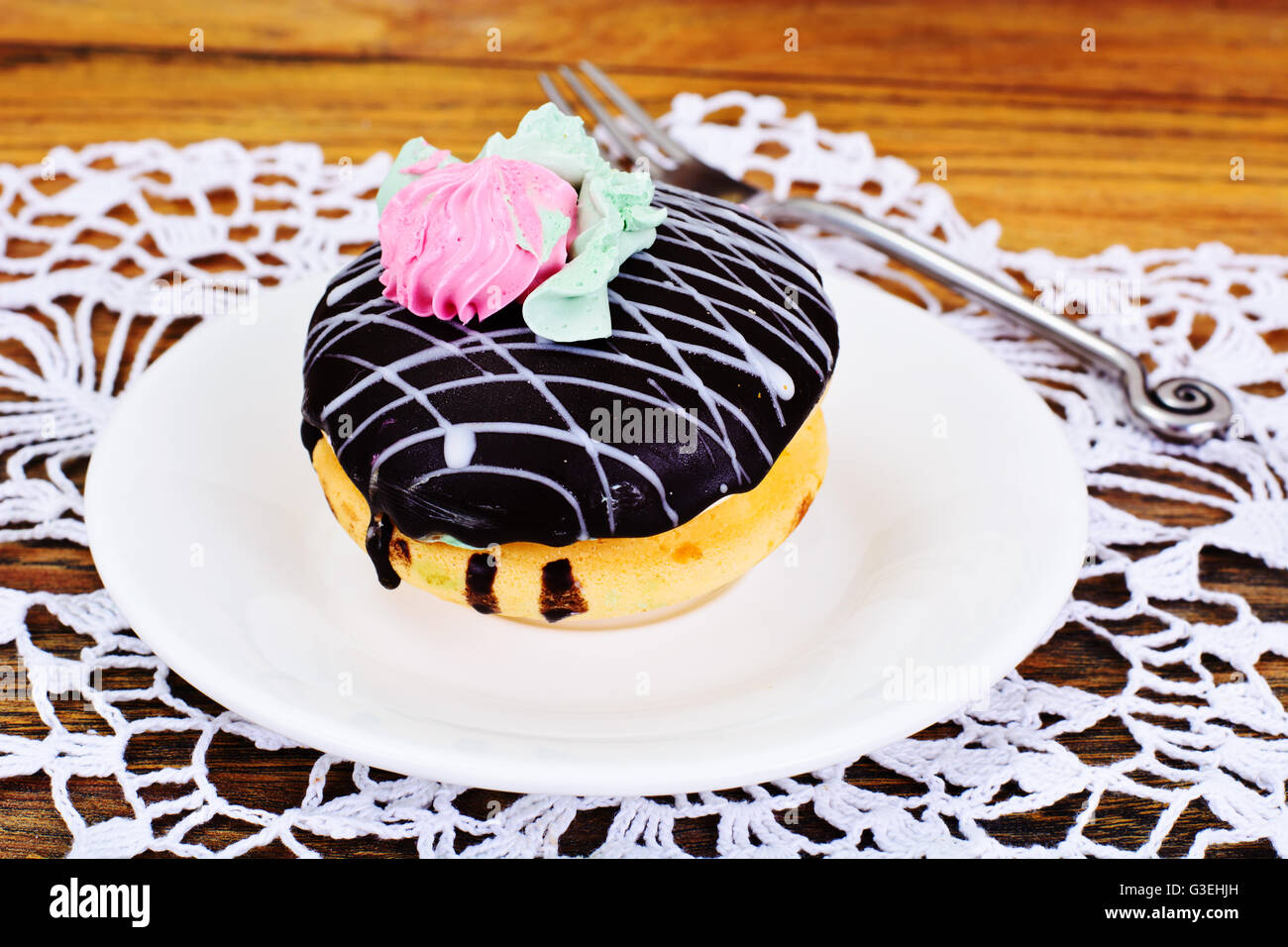 Sweet Cake Bush Stock Photo - Alamy